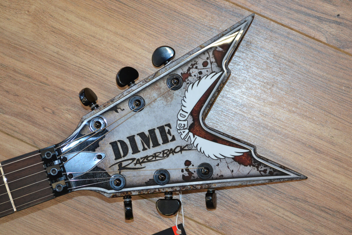 Dean Rust Razorback Import Dimebag Darrell Model with case – Carlino ...